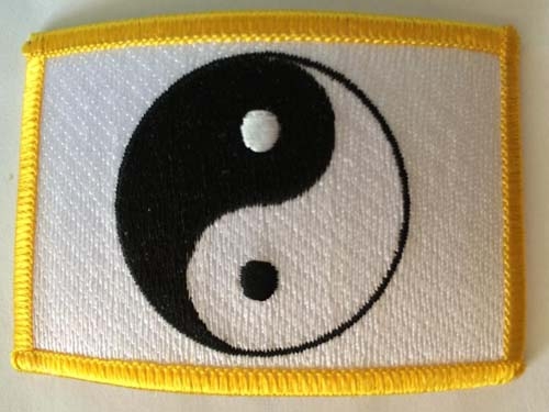 Ying Yang Aufnäher / Patch 8 x 5 cm bestellen, Ying Yang Aufnäher / Patch 8 x 5 cm kaufen