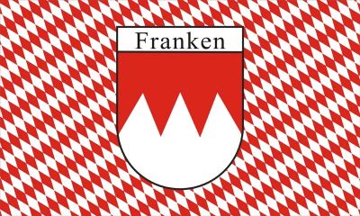 Franken kariert (kleine Rauten) Flagge 90x150 cm bestellen, Franken ...