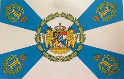 Bayern König Ludwig II Standarte Aufkleber 8 x 5 cm bestellen, Bayern ...