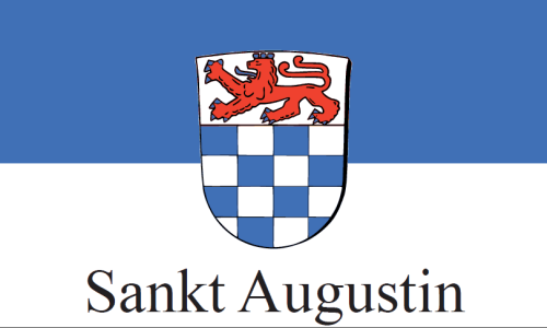 St. Augustin Stadt Flagge 90x150 cm (E) bestellen, St. Augustin Stadt ...