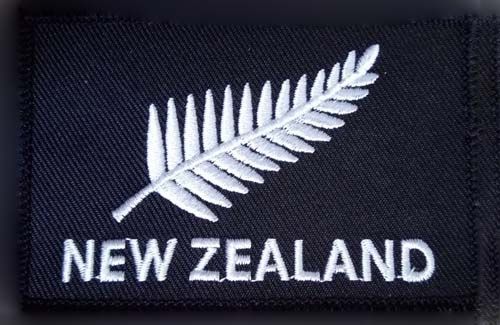 Neuseeland Farn Aufnäher / Patch bestellen, Neuseeland Farn Aufnäher ...